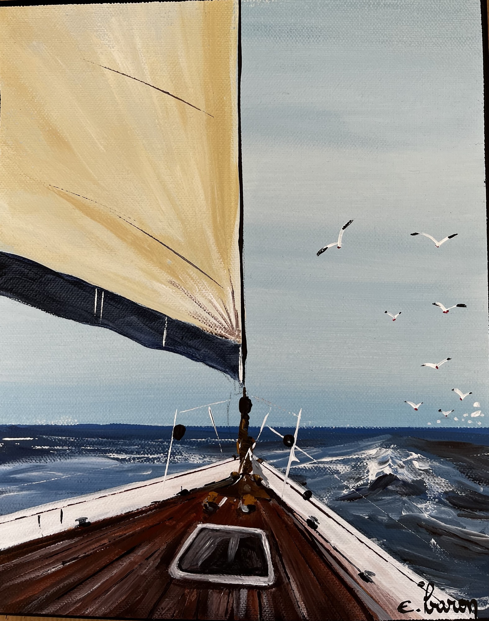 BATEAUX – Elisabeth BARON et Patricia DA SILVA